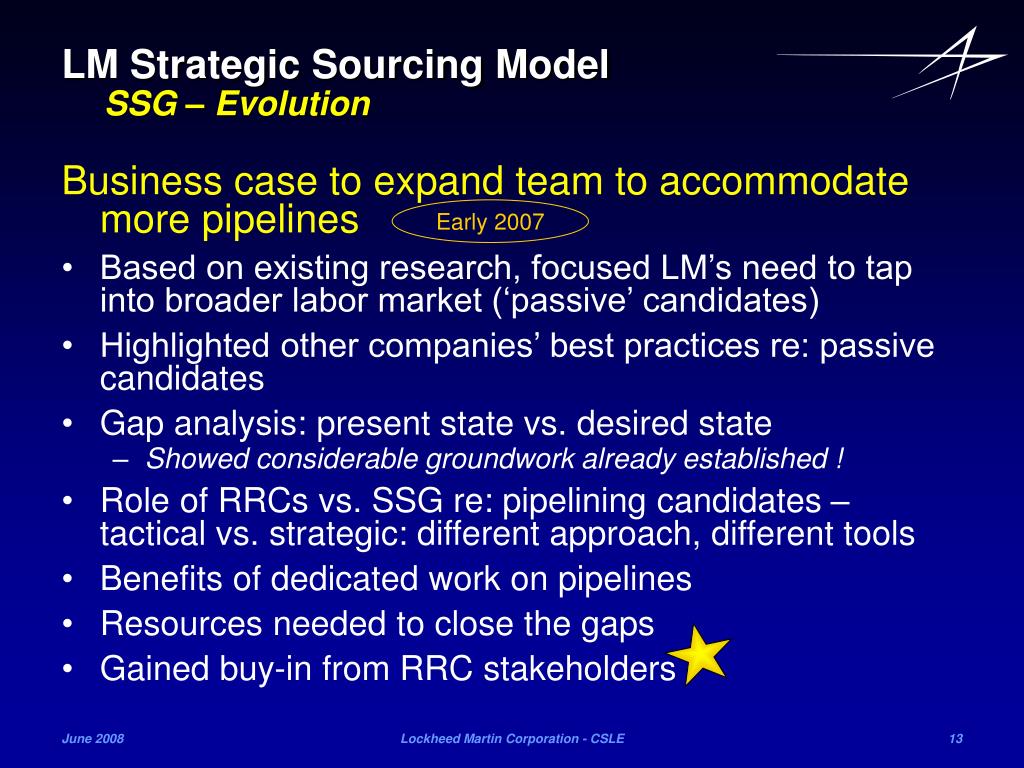 PPT - Strategic Sourcing at Lockheed Martin Corporation PowerPoint ...