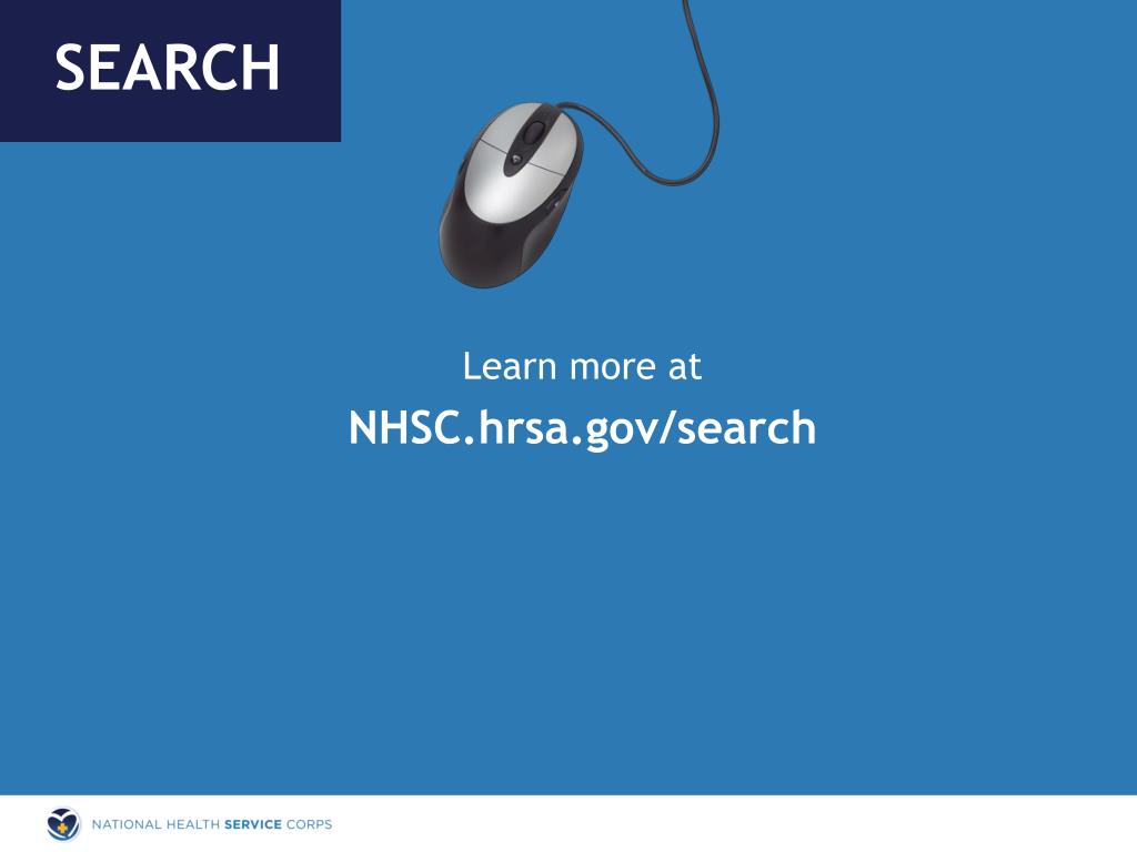 PPT - The National Health Service Corps (NHSC) PowerPoint Presentation ...