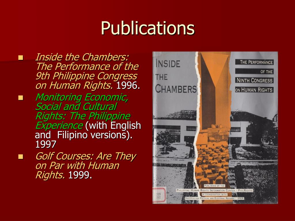 PPT - Philippine Human Rights Information Center (PhilRights ...