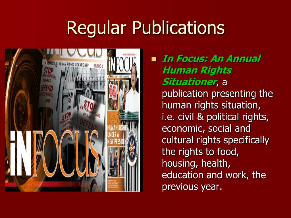 PPT - Philippine Human Rights Information Center (PhilRights ...