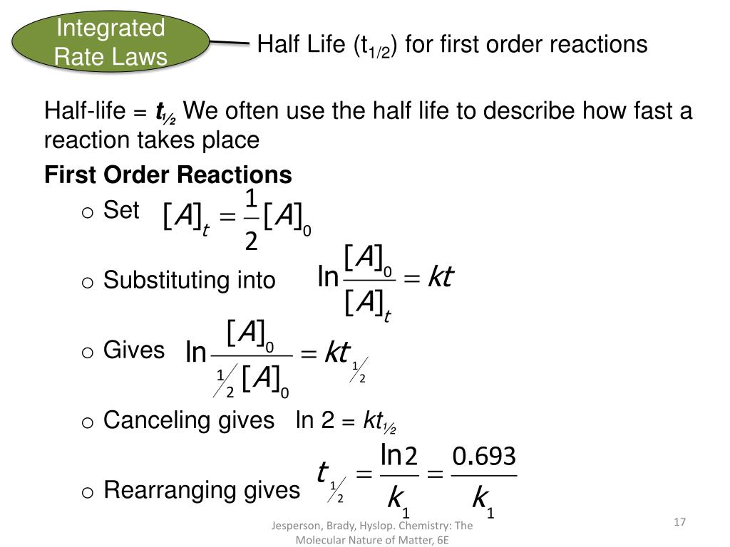 PPT - Chemical Kinetics CHAPTER 14 Part B Chemistry: The Molecular ...