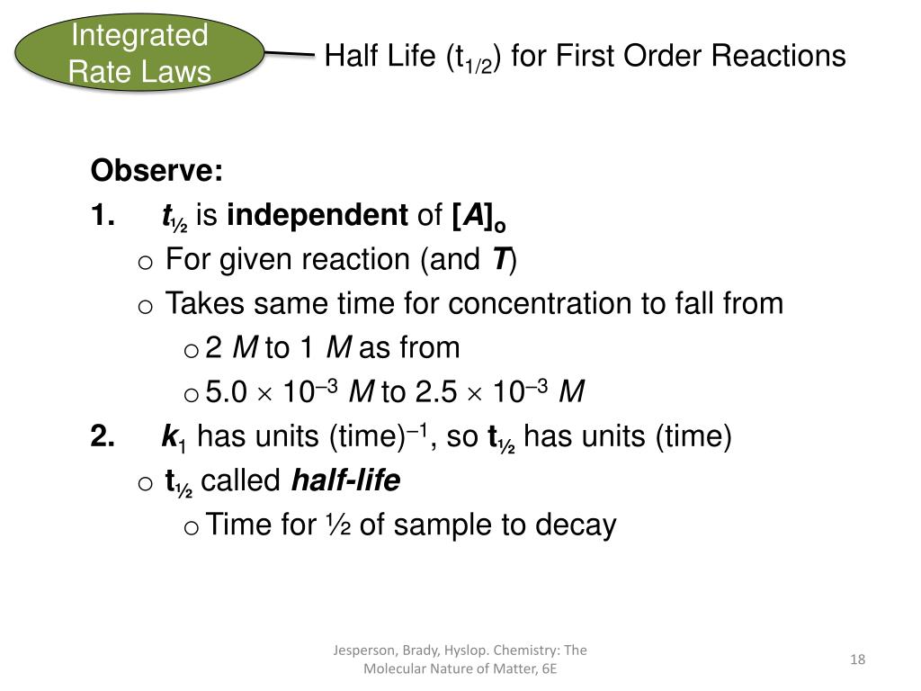 PPT - Chemical Kinetics CHAPTER 14 Part B Chemistry: The Molecular ...