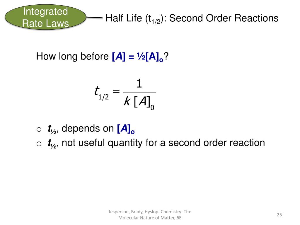 PPT - Chemical Kinetics CHAPTER 14 Part B Chemistry: The Molecular ...