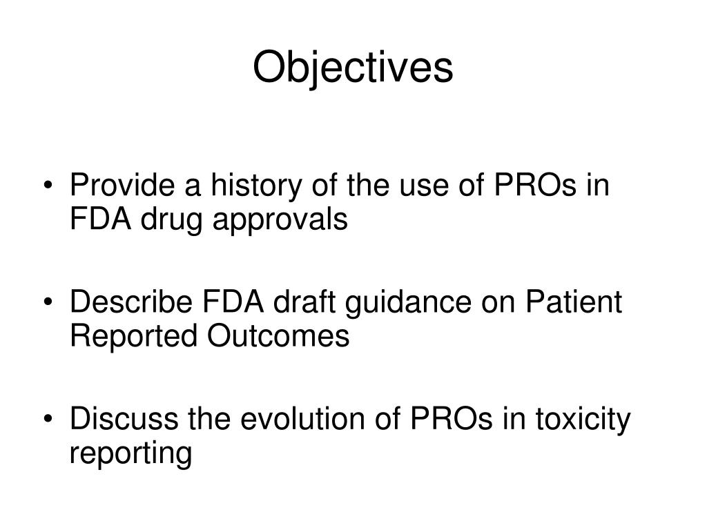 PPT - Patient Reported Outcomes in Oncology Trials PowerPoint ...