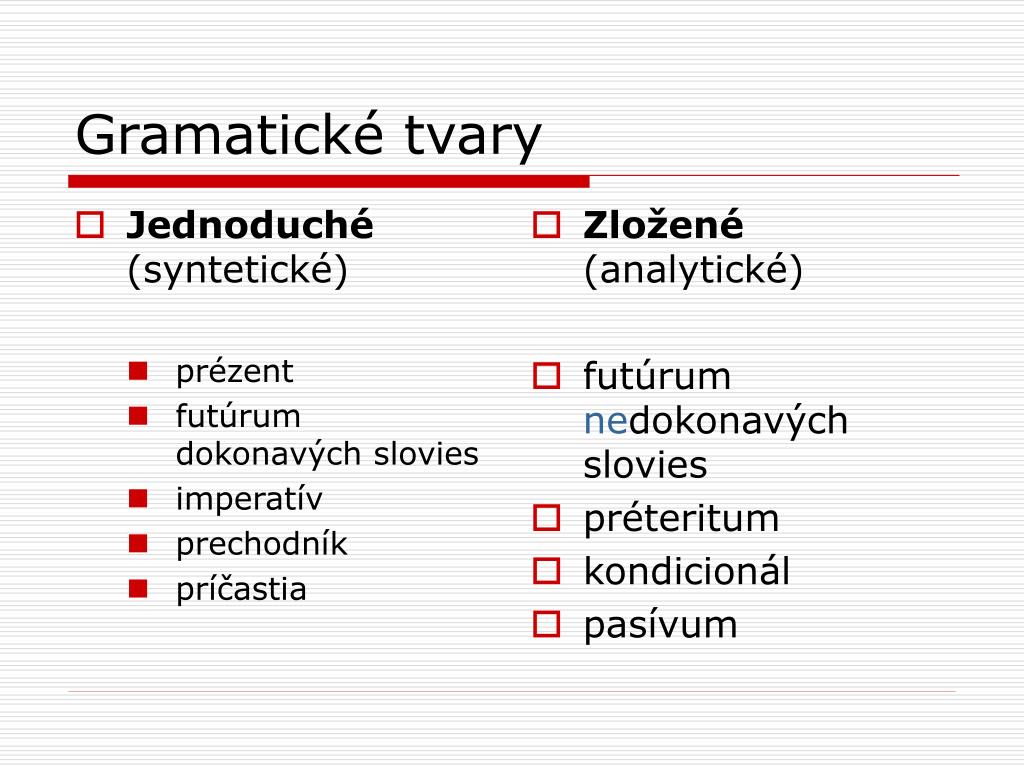 PPT - Morfológia, jej objekt a predmet, miesto v systéme lingvistických ...