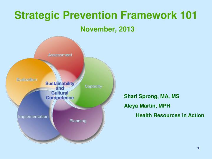 PPT - Strategic Prevention Framework 101 November, 2013 PowerPoint ...