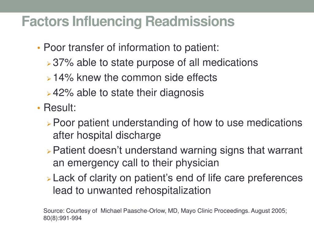 PPT - How Hospital Readmissions Impact Skilled Nursing Facilities (HRRP ...