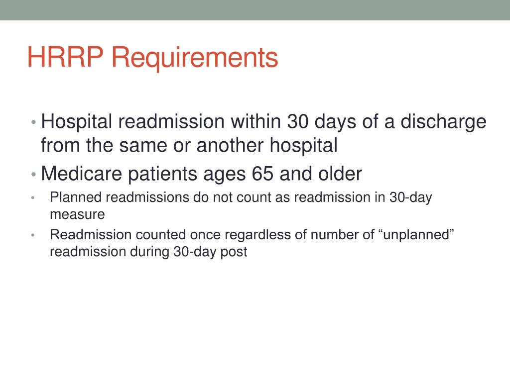 PPT - How Hospital Readmissions Impact Skilled Nursing Facilities (HRRP ...