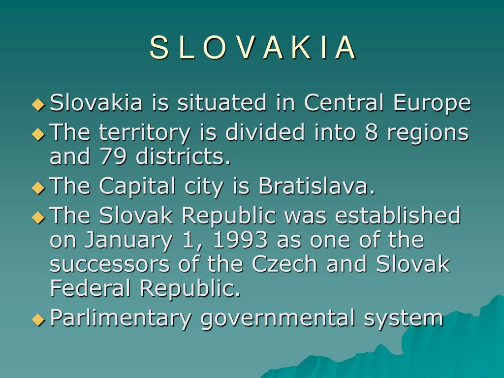 PPT - Basic facts of Slovakia PowerPoint Presentation, free download ...