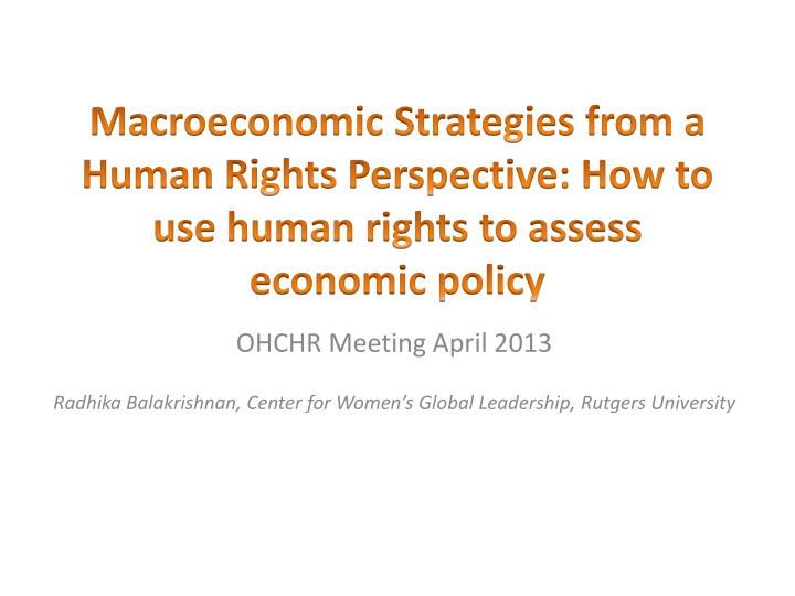 PPT - OHCHR Meeting April 2013 PowerPoint Presentation, free download ...