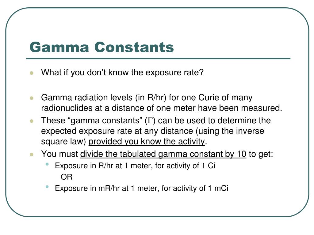 PPT - Chapter III: University of Florida Radiation Short Course Lesley ...