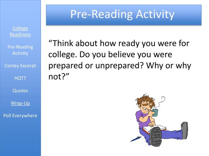 PPT - Pre-Reading Activity PowerPoint Presentation, free download - ID ...