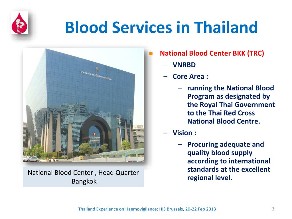 PPT - U. Charoonruangrit MD. Deputy Director National Blood Center ...