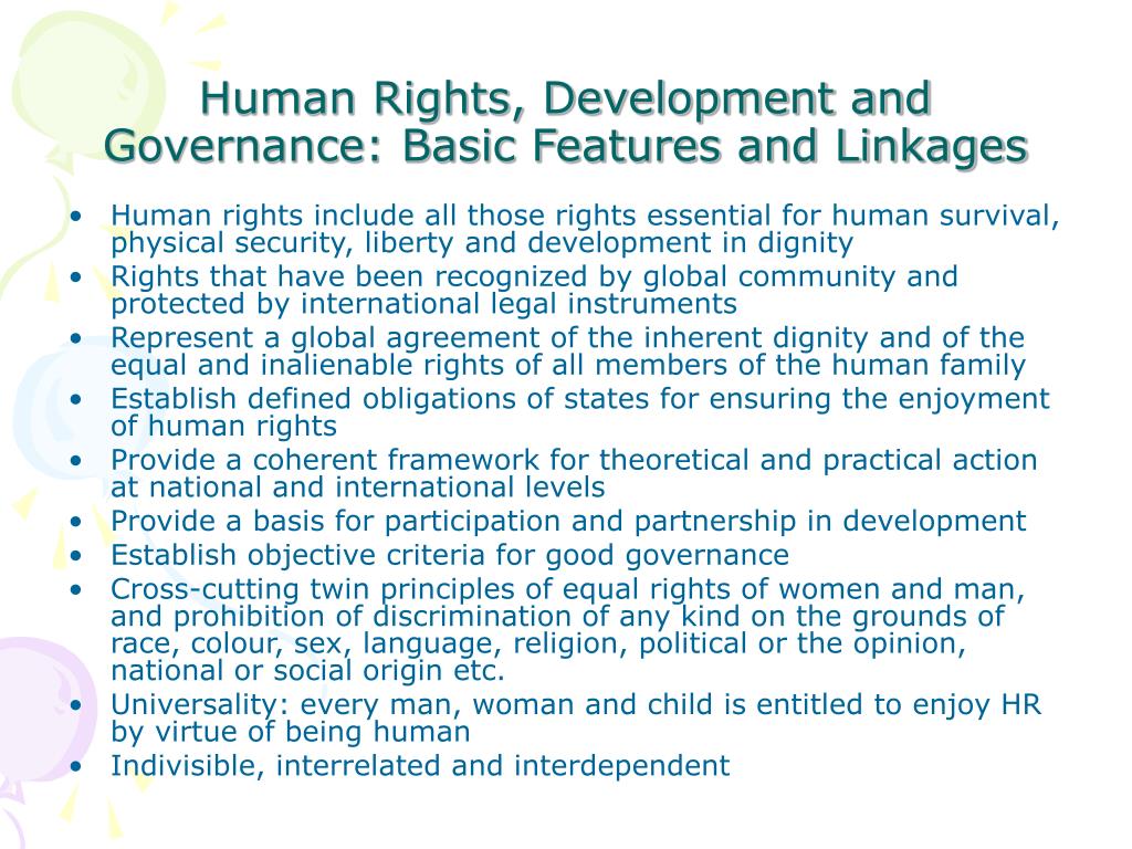 PPT - Governance and Human Rights PowerPoint Presentation, free ...