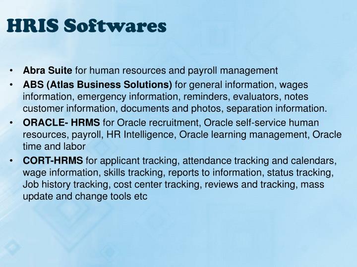 PPT - Human Resources Information System (HRIS) PowerPoint Presentation ...