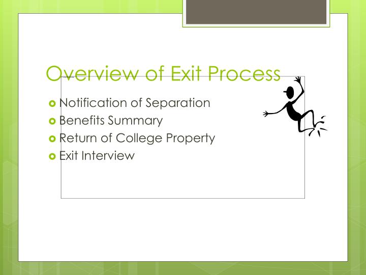 PPT - Overview of Exit Process PowerPoint Presentation, free download ... PPT - Overview of Exit Process PowerPoint Presentation, free download ...