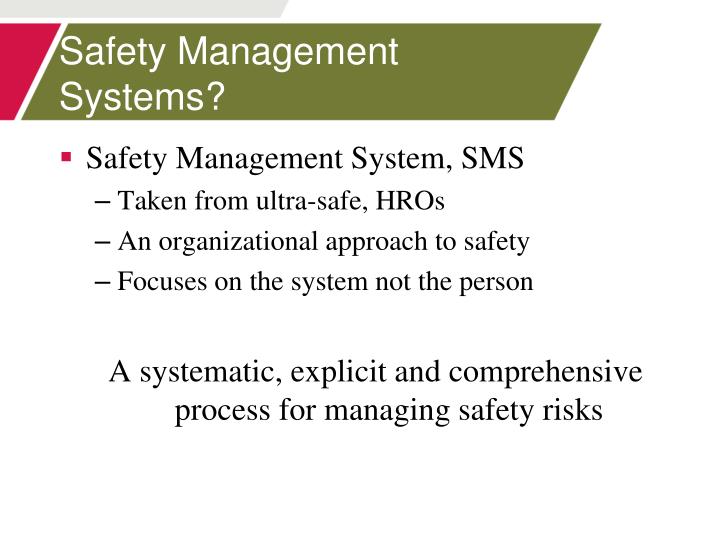 PPT - Safety Management Systems & Reliability PowerPoint Presentation ...