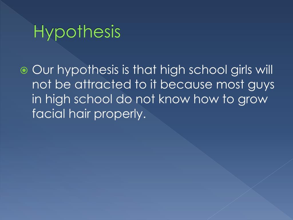 PPT - Are Girls in High School Attracted to Guys With Facial Hair ...