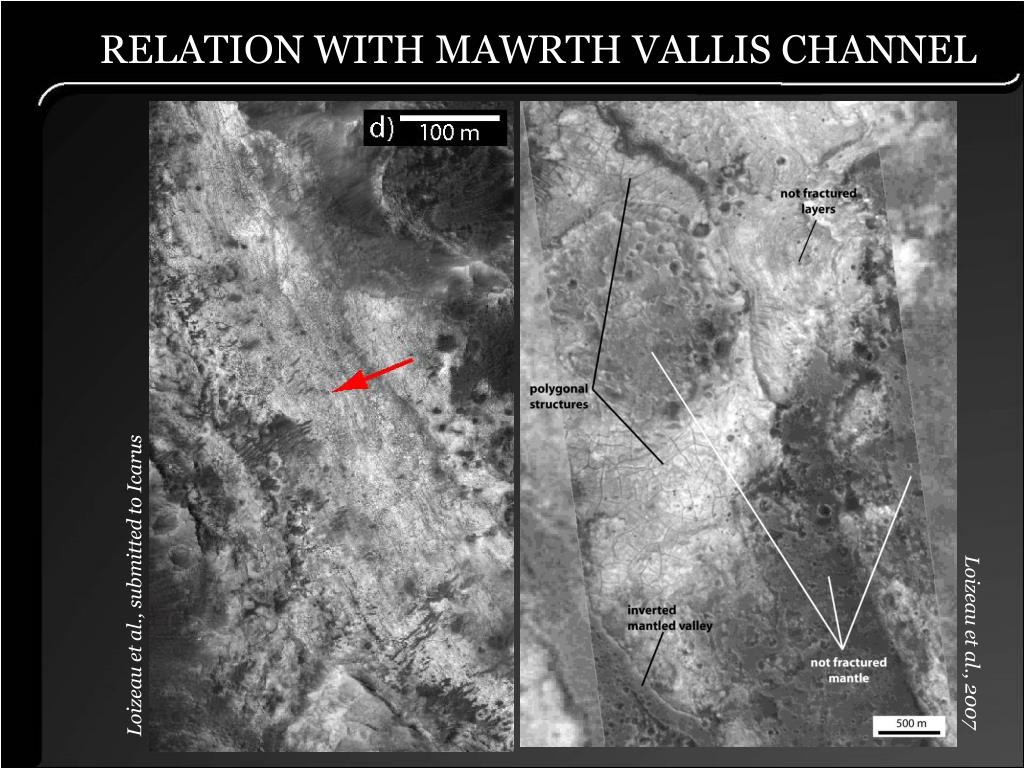 PPT - MAWRTH VALLIS STRATIGRAPHY: A COUPLED OMEGA - HRSC PICTURE ...