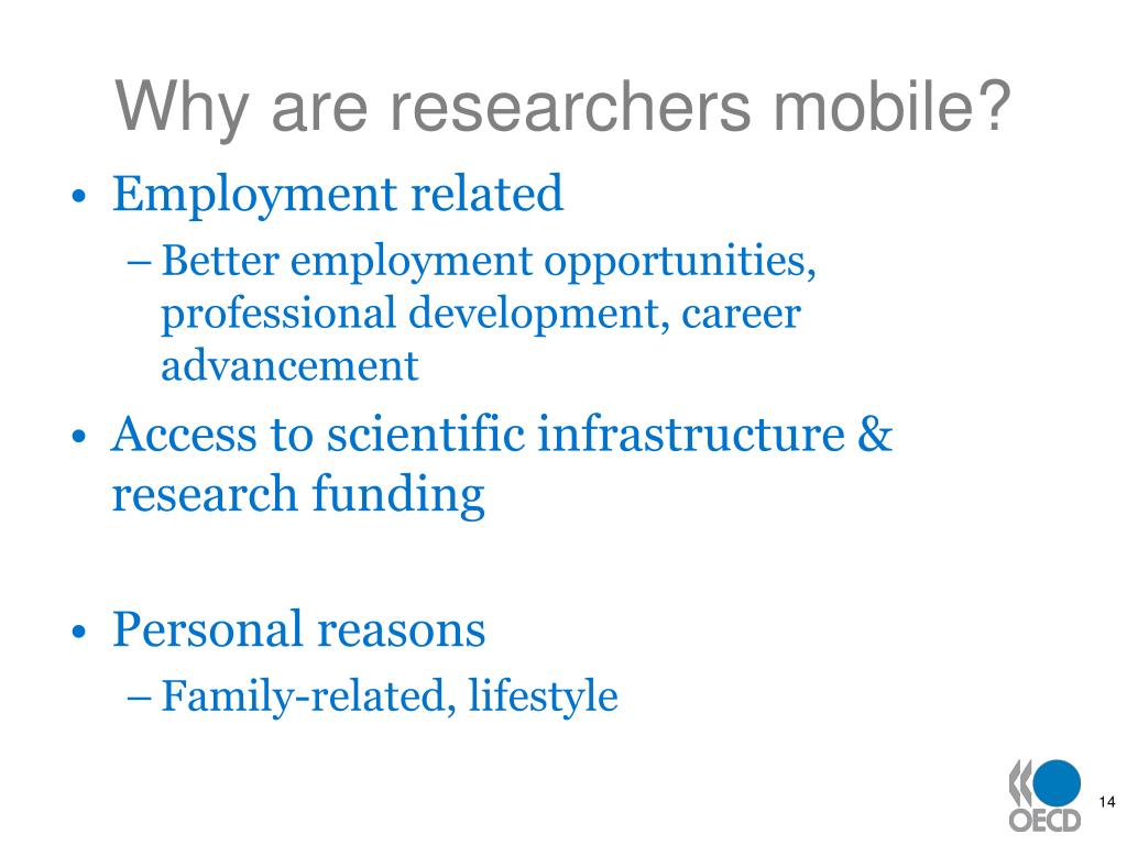 PPT - The international mobility of researchers: recent trends and ...