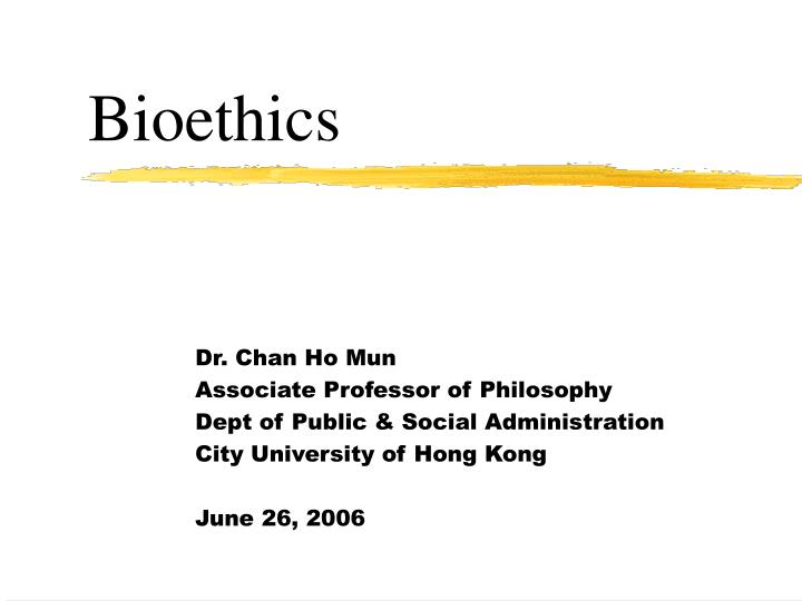 PPT - Bioethics PowerPoint Presentation, free download - ID:3531402