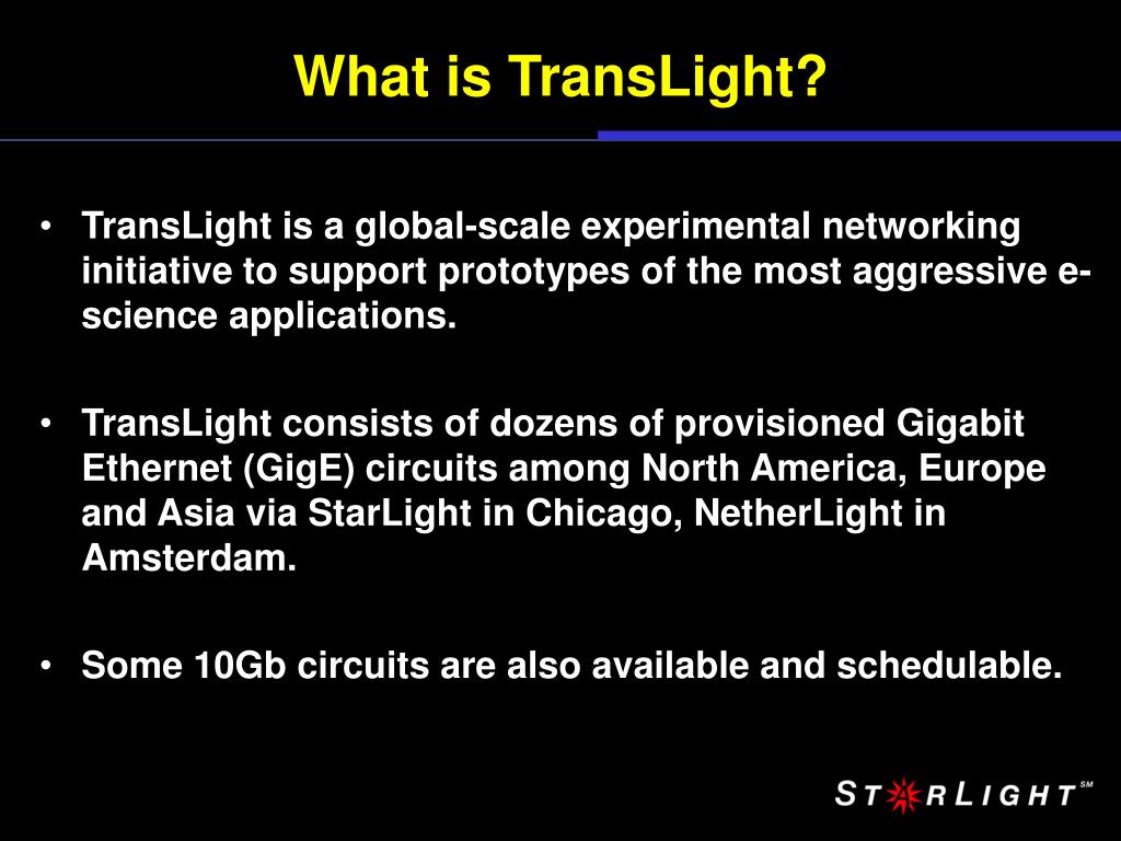 PPT - Hybrid Packet-Optical Infrastructure Tom DeFanti, Maxine Brown ...