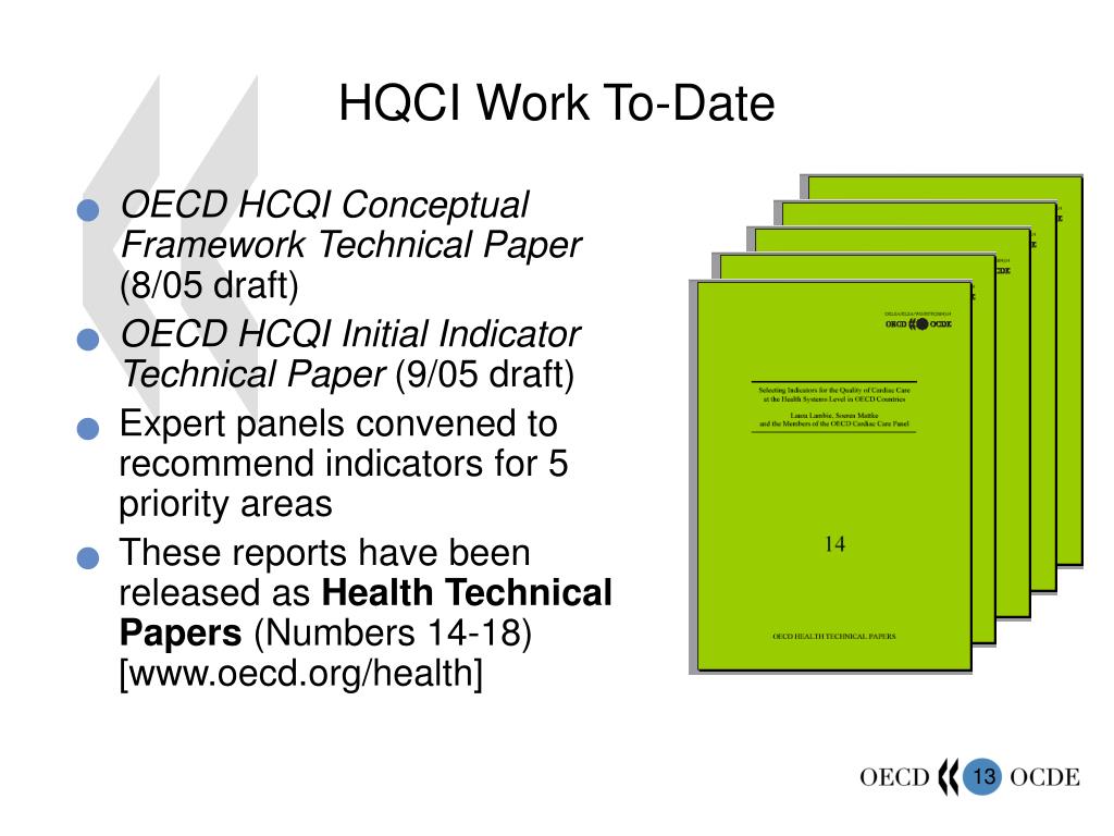PPT - Ed Kelley Head, OECD Health Care Quality Indicators Project ...