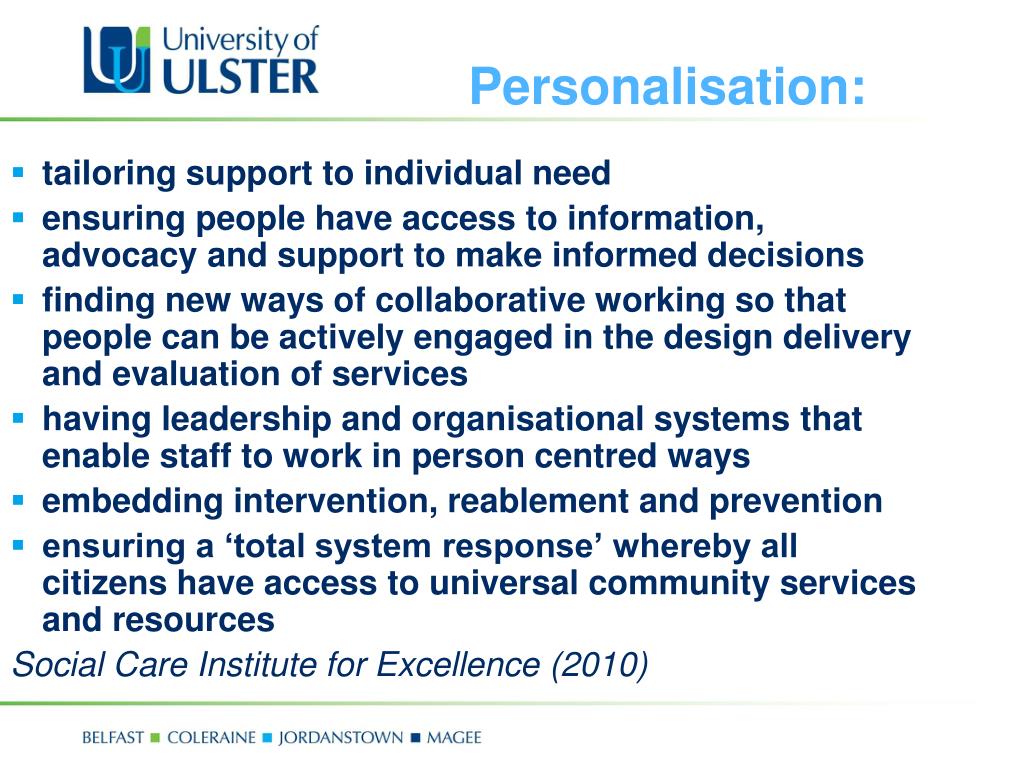 PPT - Transforming Adult Social Care in Northern Ireland: the ...