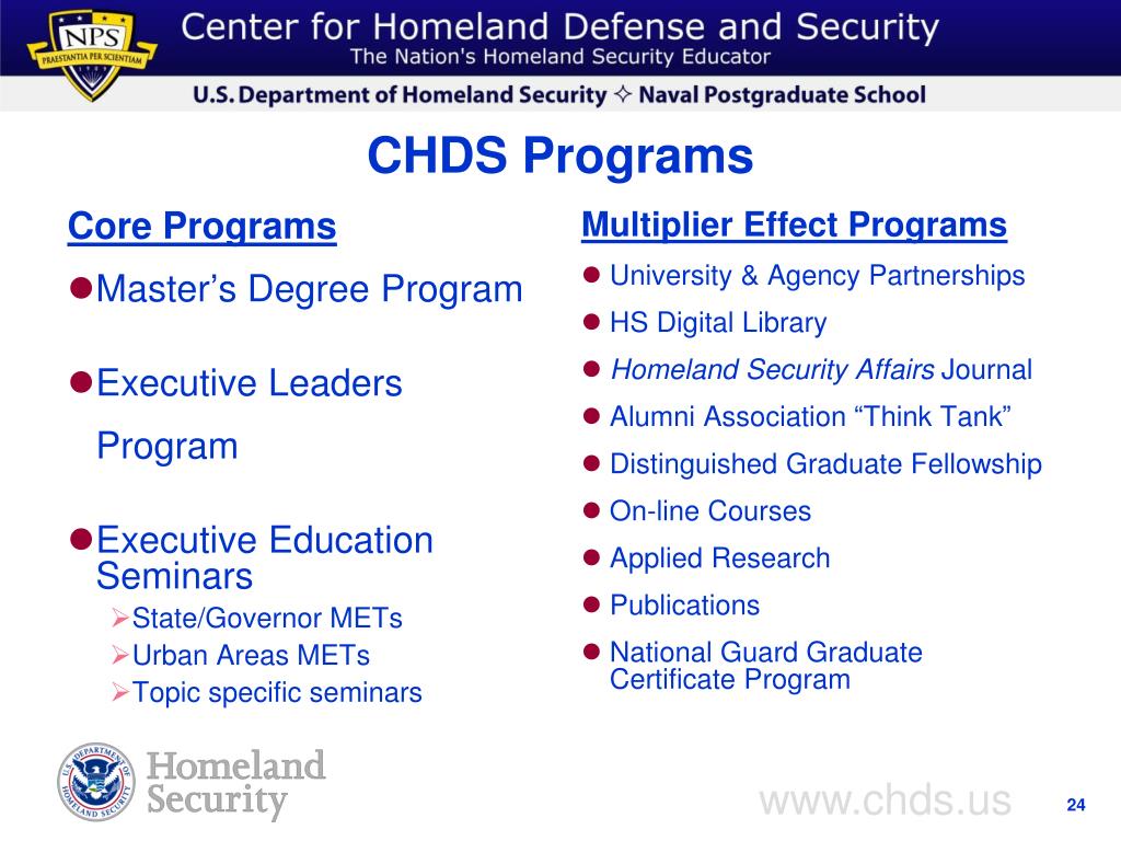 PPT - Training vs. Education: Shaping the Homeland Security Discipline ...
