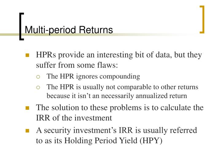 PPT - Overview of Risk and Return PowerPoint Presentation - ID:3532172