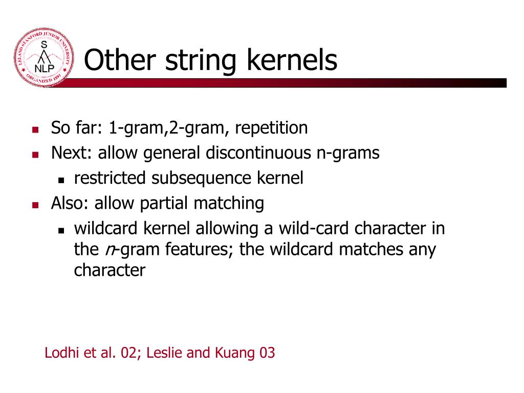 Ppt The Leaf Projection Path View Of Parse Trees Exploring String Kernels For Hpsg Parse