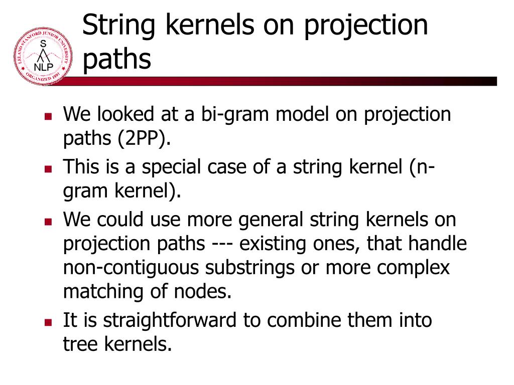 Ppt The Leaf Projection Path View Of Parse Trees Exploring String Kernels For Hpsg Parse