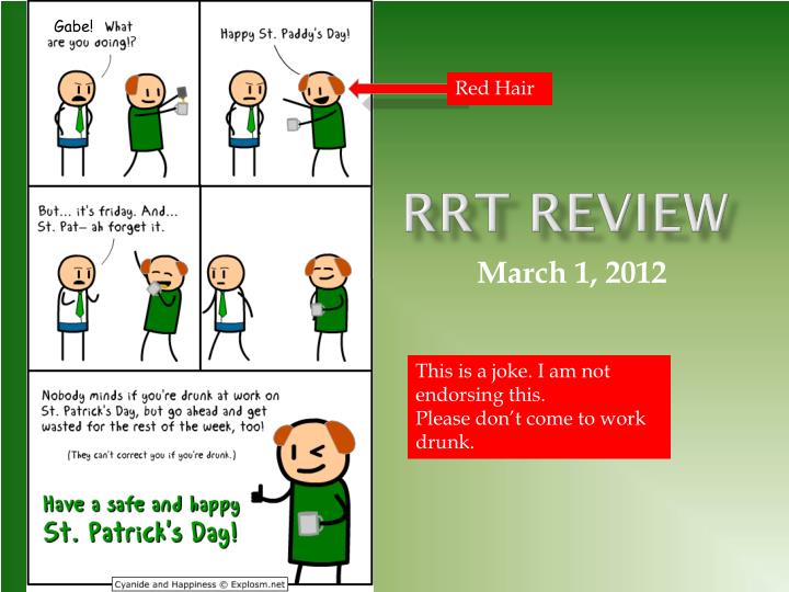 PPT - RRT Review PowerPoint Presentation, free download - ID:3532907