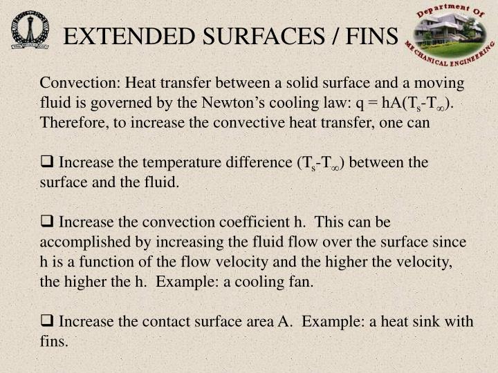 PPT - Extended Surface Heat Transfer PowerPoint Presentation - ID:3533076