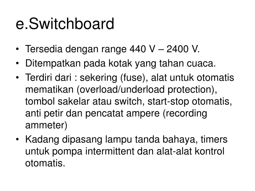 PPT - PERENCANAAN DAN TROUBLE SHOOTING ELECTRIC SUBMERSIBLE PUMP (ESP ...