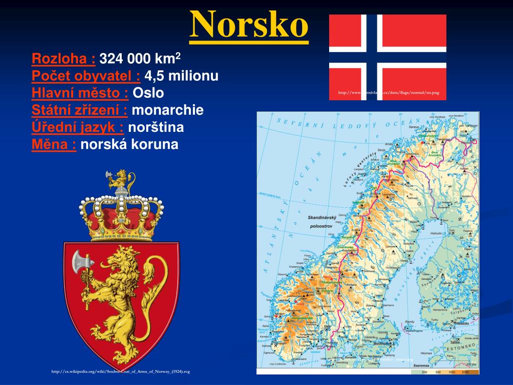PPT - Autor : Mgr. Jiří Kučera Název : Norsko Oblast : Zeměpis 9.ročník ...