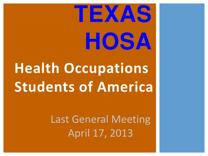 Hosa Topics