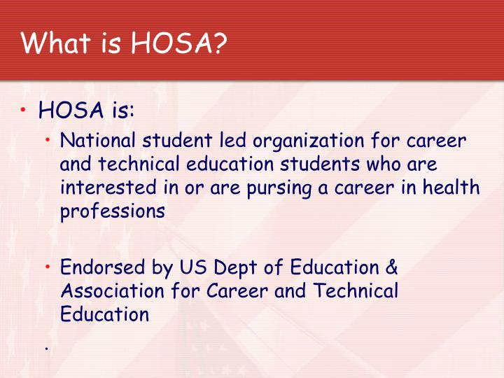 PPT - HOSA PowerPoint Presentation - ID:3534430