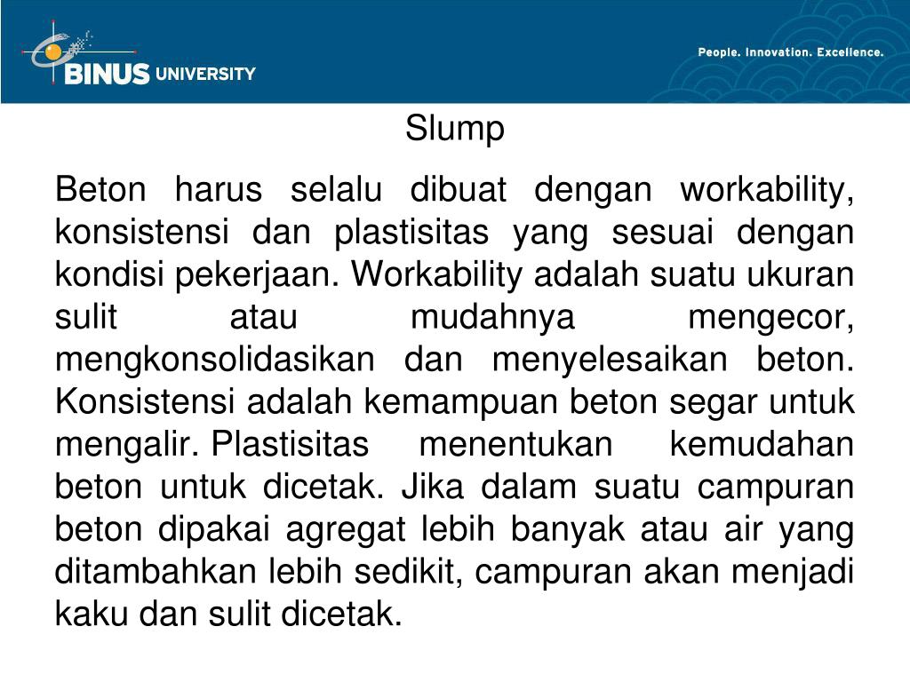 PPT - Teknologi Beton Pertemuan 10 PowerPoint Presentation, free ...