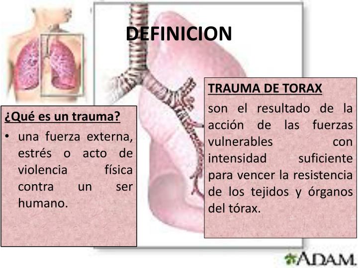 PPT - TRAUMA DE TORAX PowerPoint Presentation - ID:3534641