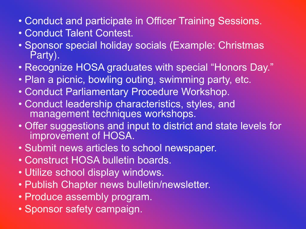 PPT - Health Occupation Students of America PowerPoint Presentation ...