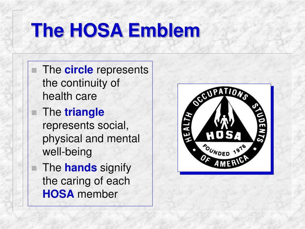 PPT - HOSA H ealth O ccupations S tudents of A merica PowerPoint ...