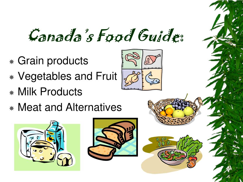 PPT - Promoting Healthy Eating with Canada's Food Guide PowerPoint ...