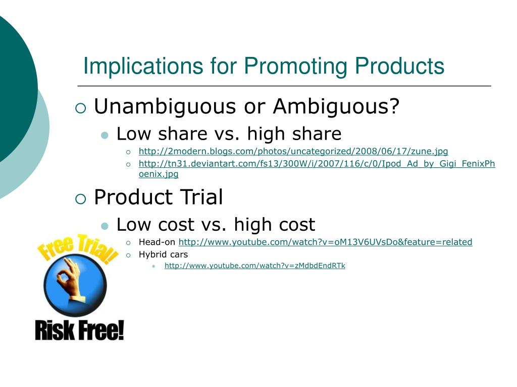 PPT - Consumer Learning: Advertising and the Ambiguity of Product ...
