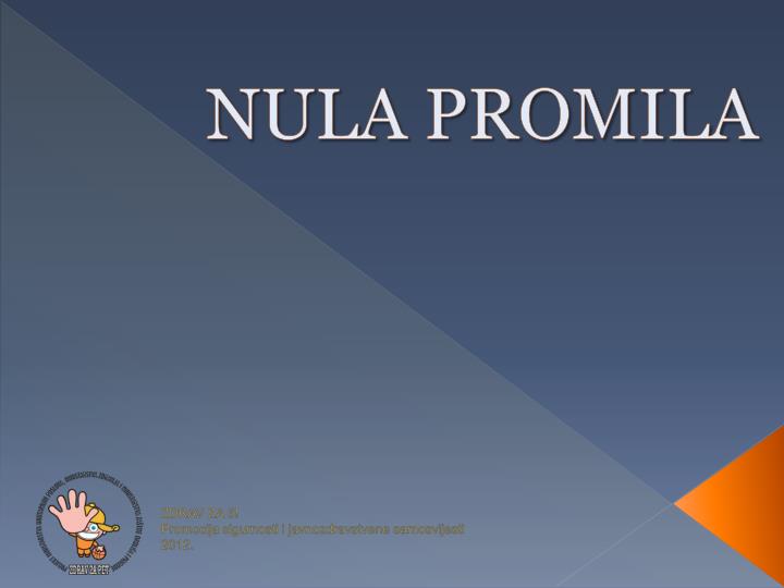 PPT - NULA PROMILA PowerPoint Presentation, free download - ID:3535265