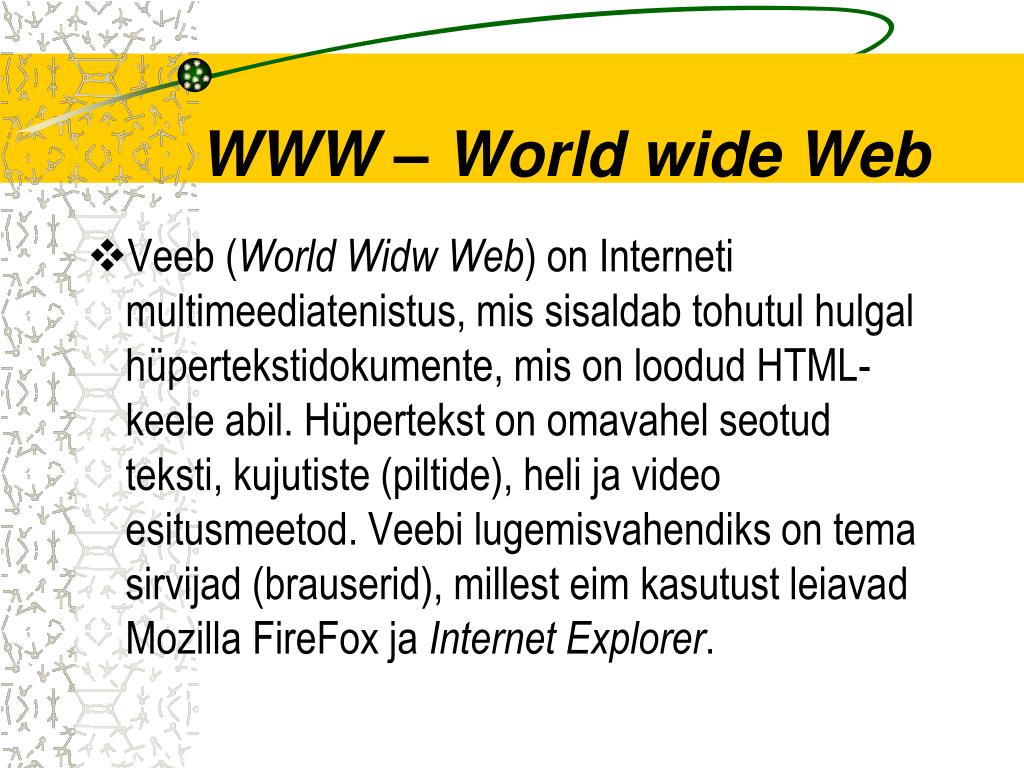 PPT - Internet PowerPoint Presentation, free download - ID:3535595
