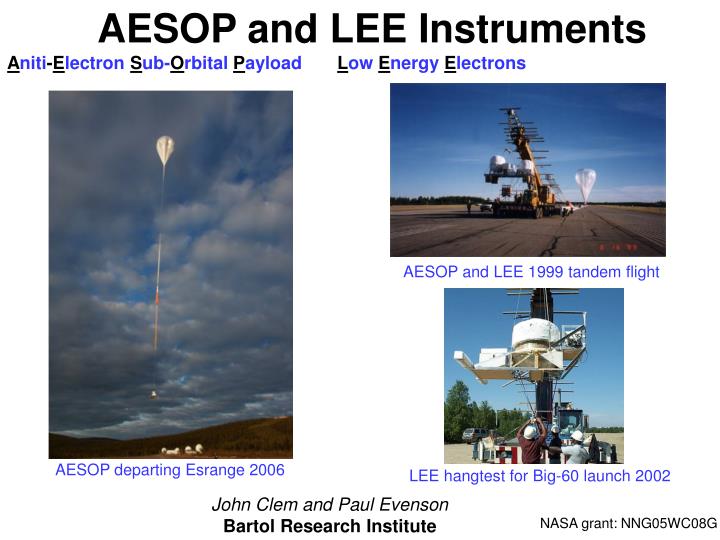 PPT - AESOP and LEE Instruments PowerPoint Presentation, free download ...