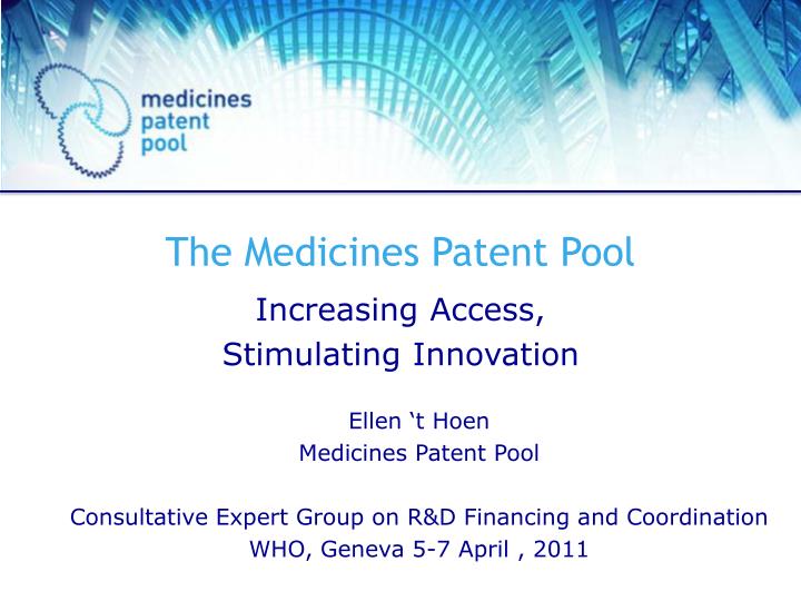 PPT - The Medicines Patent Pool PowerPoint Presentation, free download ...