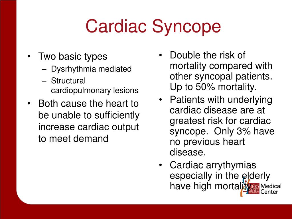 Ppt Syncope Evaluation And Management Powerpoint Presentation Free
