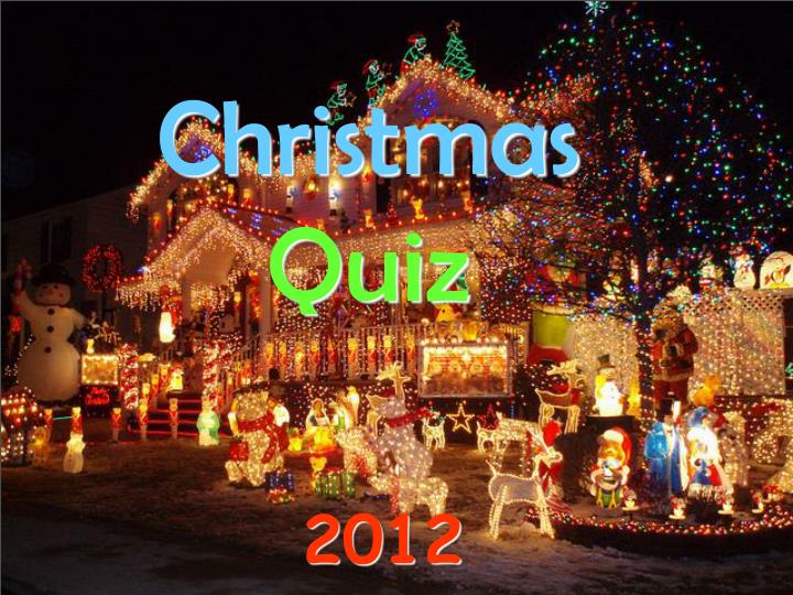 PPT - Christmas Quiz PowerPoint Presentation, free download - ID:3536537